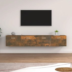 Nástěnné skříňky 2 ks kouřový dub 100 x 36,5 x 35 cm kompozit 3115665