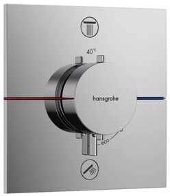 Hansgrohe ShowerSelect Comfort - Termostatická baterie pod omítku, pro 2 spotřebiče, chrom 15572000