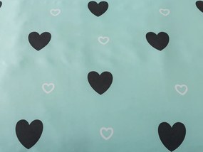 XPOSE® Mikrosaténové povlečení LOVE - mintové