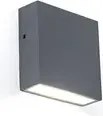 Lutec Geminixf šedá / LED nástěnné svítidlo / 4000K