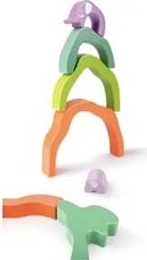 Hape Duhové stohovací kostky Safari - sloni / od 2 let