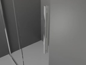 Mexen Velar sprchová stěna posuvná Walk-in 70 x 200 cm, transparentní 8 mm, chrom - 871-070-000-03-01