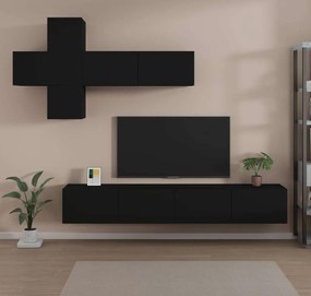 vidaXL 7dílný set TV skříněk kompozitní dřevo [3114520] Barva: šedá sonoma