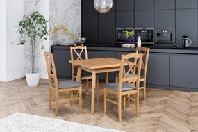 Drewmix jídelní židle NILO 11 + doprava zdarma dřevo: ořech, potahový materiál: látka