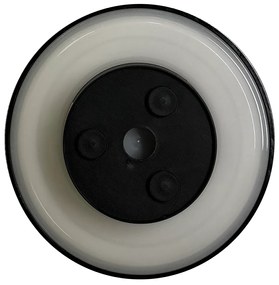 Exteriérové ​​nástěnné LED svítidlo Disk, 1x LED 12w, CCT, černá