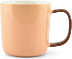 Oranžový hrnek z kostního porcelánu 370 ml Mae – ONA