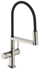 Hansgrohe Talis Select M54 PowderSpray - Dřezová baterie s flexibilním ramenem a sprškou, EcoSmart, vzhled nerezu 72861800