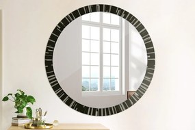 Kulaté dekorativní zrcadlo Radiální složení fi 100 cm