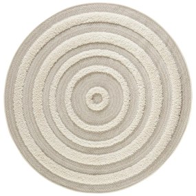 Krémový koberec Mint Rugs Handira Circle, ⌀ 160 cm