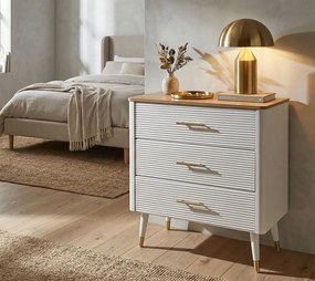 Komoda Matera 78 cm bílá