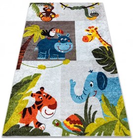 Dywany Łuszczów, Dětský kusový koberec Junior 51858.802 Animals, 80x150, vícebarevná, dětský pokoj