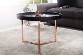 Konferenční stolek Modul 60 cm černý měděný