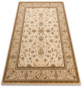 Kusový koberec vlněný Dywilan Omega Aries Perla krémový béžový Rozměr: 235x350 cm