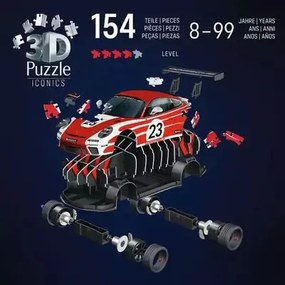 Ravensburger 3D Puzzle Iconics: Porsche 911 GT3 Cup Salzburg design /