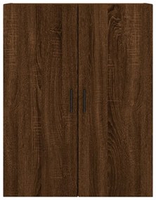 Skříň highboard hnědý dub 69,5 x 34 x 180 cm kompozitní dřevo,  3196090