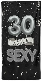 Osuška Stále sexy – černá (věk: 30)