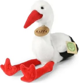 RAPPA Plyšový čáp 20 cm / ECO-FRIENDLY / od 0 měsíců