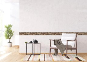 Samolepící bordura na zeď Pískové Cihly | 5 m x 13.8 cm | DWB8475
