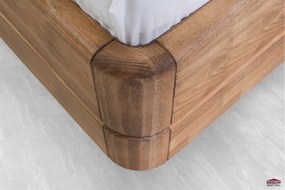 Domestav FANTAZIE GRANDE manželská postel čelo čalouněné 180 cm dub cink olejovaný