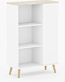 ADRK Furniture Regál FONZI 90x40 BS-FON-90-WS