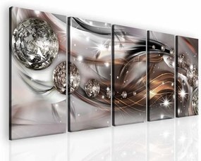 Malvis ® Luxusní obraz Hvězdný prach Velikost: pětidílný obdélník - 100x45 cm