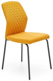 Jídelní židle Blair, žlutá / černá