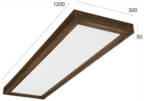 Brilagi-LED Stmívatelné svítidlo WOODY FRAME LED/50W/230V dub 120x30 cm IP44 +DO