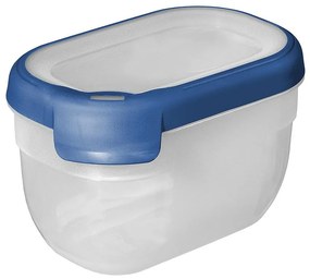 Box obdelík 0.75l transparentní/modrý