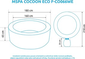 Mspa | Vířivý bazén MSPA Cocoon F-CO066WE | 11400307