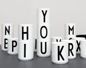 Design Letters Hrnek s písmenem K, white