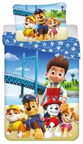 Jerry Fabrics Povlečení Paw Patrol PP457 Bridge 140x200, 70x90 cm