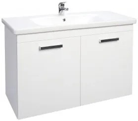 Krajcar KB Balance koupelnová skříňka s umyvadlem 100 x 65 x 45.5 cm bílá KBK100 Koupelny Bernold