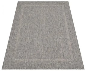 Šňůrkový koberec Relax ramka šedý