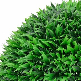 Umělé buxus koule s LED světly 2 ks zelené 55 cm 3335903