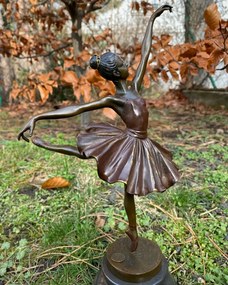 Vídeňský bronz socha soška - Balerína 5