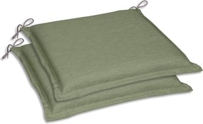 Go-De Textil Sada zahradních podsedáků Uni (polštářek, 5 cm, 2 kusy, světle zelená)