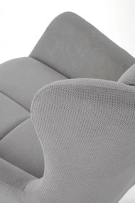 Křeslo Byron popelavě šedé