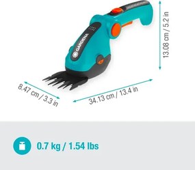 © 2026 GARDENA Akumulátorové nůžky na trávu ComfortCut Li