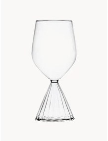 Ručně vyrobené sklenice na bílé víno Tutu, 2ks