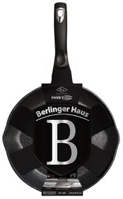 BERLINGERHAUS Pánev hluboká s mramorovým povrchem 24 cm Black Silver Collection BH-6185