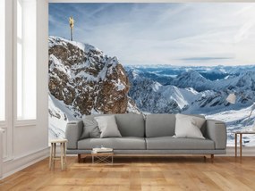 Fototapeta pohled na Alpy + lepidlo ZDARMA Velikost (šířka x výška): 400x280 cm