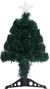 Předem osvětlený vánoční stromek se stojanem a LED 64 cm optické vlákno 328439