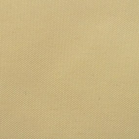 vidaXL Balkónová zástěna z oxfordské látky 75x400 cm béžová