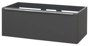 Mereo Mereo, Mailo, koupelnová skříňka 101 cm, bílá, dub, antracit, CN537S