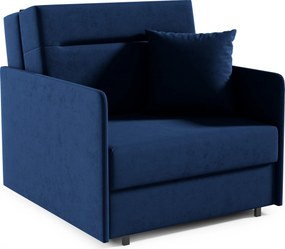 Eka Pohovka AMERYKANKA 172, 90 cm Barva látky: Černá (Kronos 07)