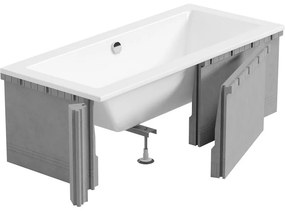 Mexen X-ST polystyrenový kryt pro obdélníkovou vanu 160-190 x 70-90 cm, bílá - 55021-00