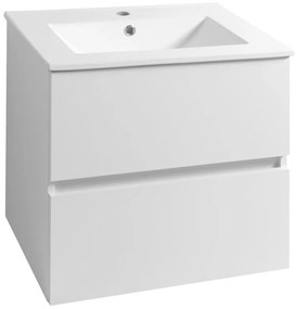 Aqualine Aqualine, PANEDA umyvadlová skříňka 59,5x55x45,2cm, bílá, PN260