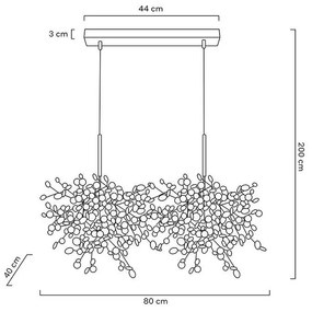 Designové závěsné svítidlo Monete Double Barva: Zlatá