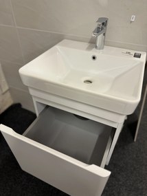 Lavedo Vivace White Air 50 koupelnová skříňka s umyvadlem, lesk