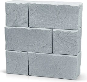 Sud na dešťovou vodu Stones Block 400 l světle šedý